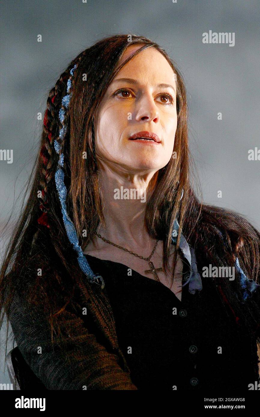 Photocall for `By The Bog of Cats' starring Holly Hunter at the Wyndhams Theatre, London, 30.11. ...